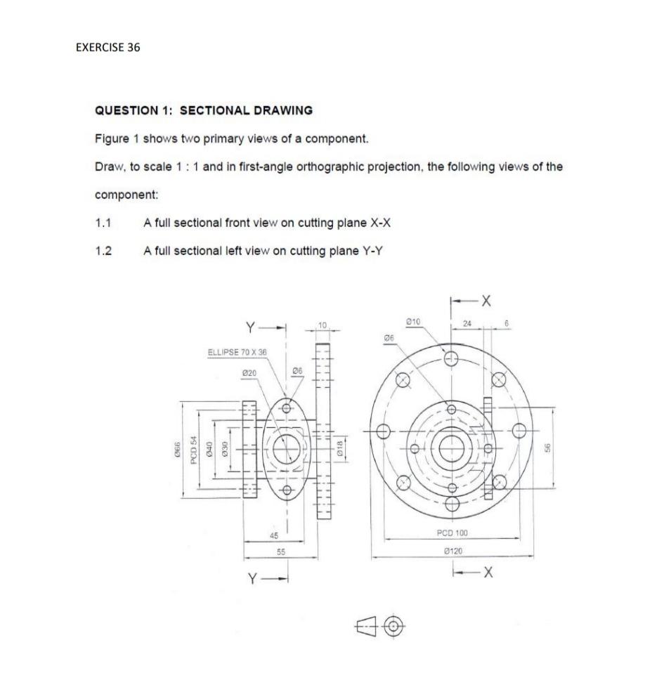 Solved QUESTION 1: SECTIONAL DRAWING Figure 1 shows two | Chegg.com