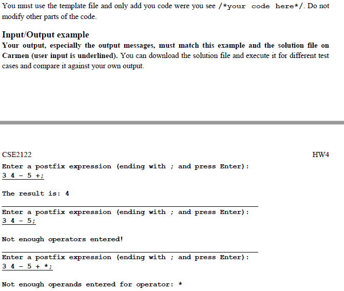 Solved Postfix notation, is a mathematical notation in which | Chegg.com