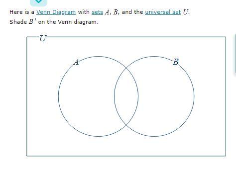 Solved Here is a Venn Diagram with sets A, B, and the | Chegg.com