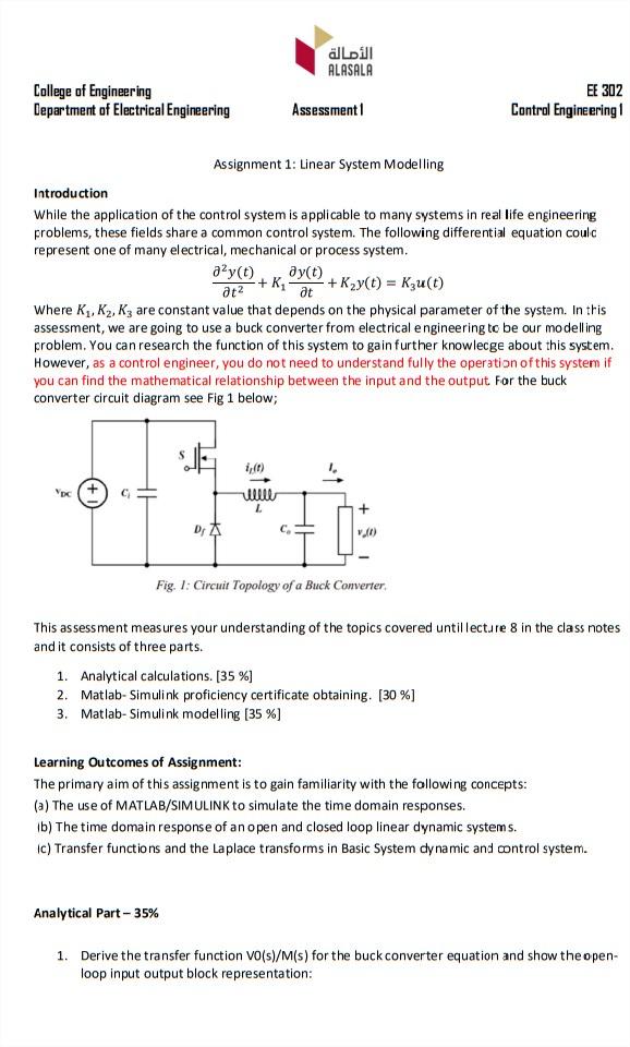 Solved الأصالة ALASALA College of Engineering Department of | Chegg.com