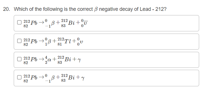 Solved 20. Which of the following is the correct B negative | Chegg.com