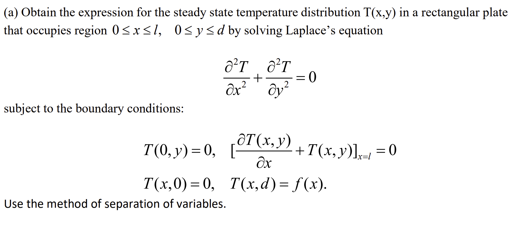 Solved (a) Obtain the expression for the steady state | Chegg.com