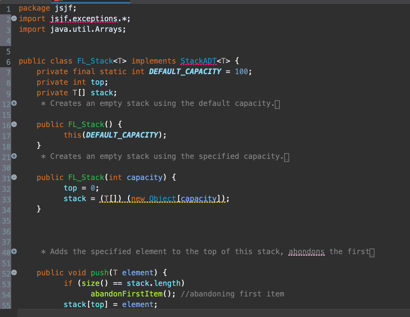Solved Problem #3 (10 marks) Design and implement a special | Chegg.com