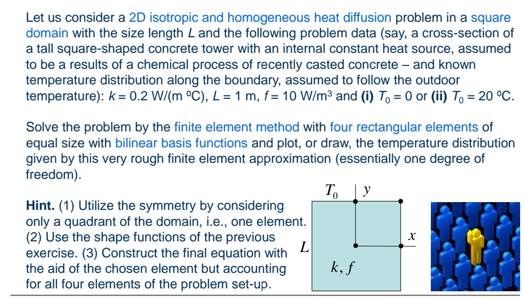 Solved Let us consider a 2D isotropic and homogeneous heat | Chegg.com