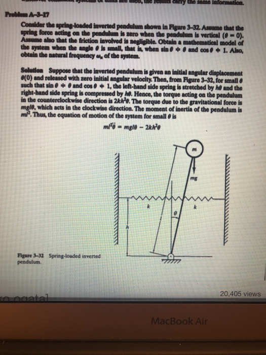 LILLO Noble A-3-17 Consider the spring loaded | Chegg.com