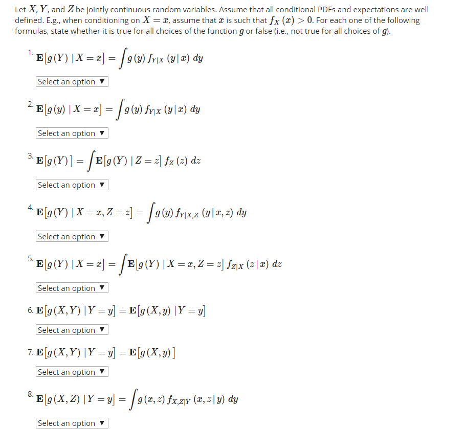 Solved Let X, Y, and Z be jointly continuous random | Chegg.com Solved Let X, Y, and Z be jointly continuous random | Chegg.com
