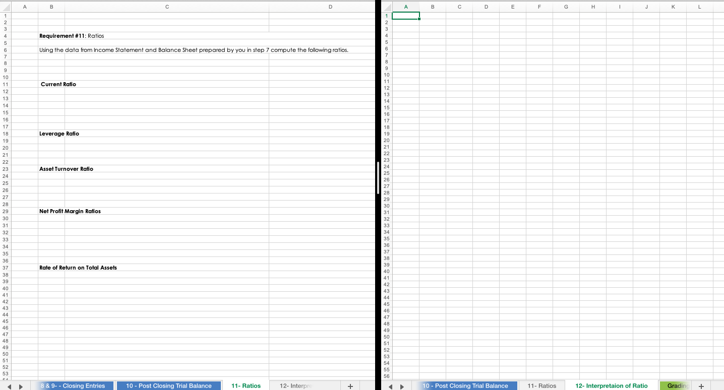 Solved Hi, I need help completing requirements 8-12. I | Chegg.com