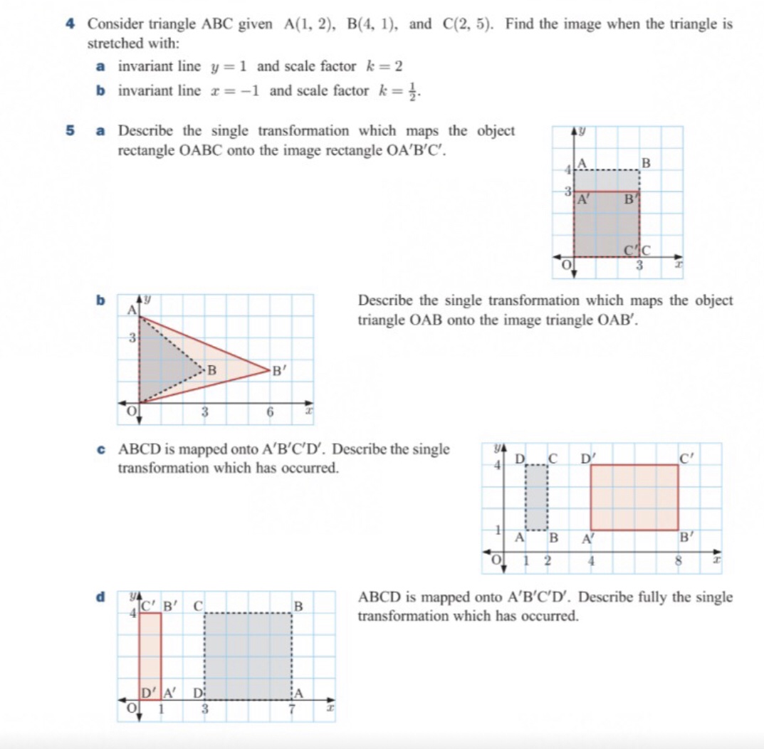 4 Consider triangle ABC given A(1,2),B(4,1), and | Chegg.com