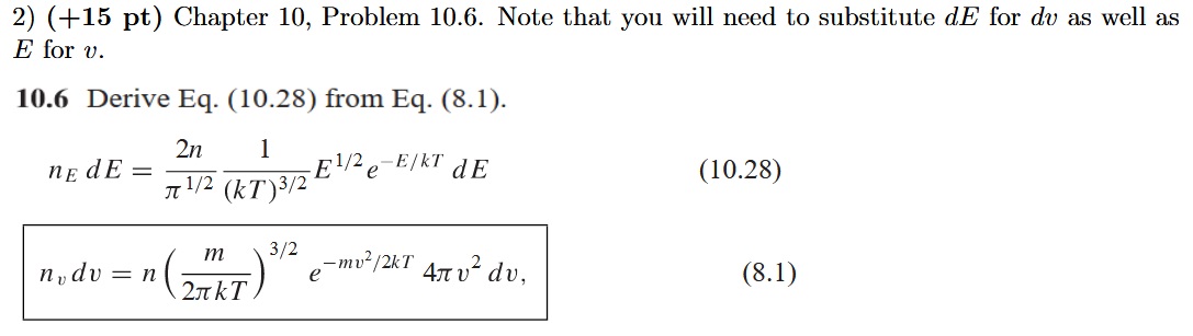 Solved (+15 ﻿pt) ﻿Chapter 10, ﻿Problem 10.6. ﻿Note that you | Chegg.com