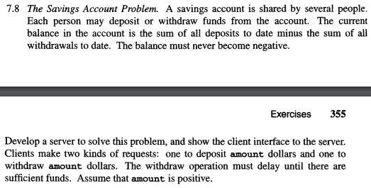 Solved The Savings Account Problem. Attached is an image | Chegg.com