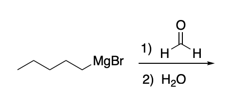 Solved O 1) H H MgBr 2) H20 | Chegg.com