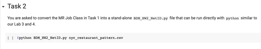 MapReduce and mrJob Homework Help! This homework | Chegg.com
