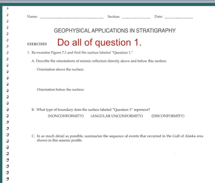 Solved Deciphering Earth Histo Lab Prep. Ex 7: Geophysical | Chegg.com