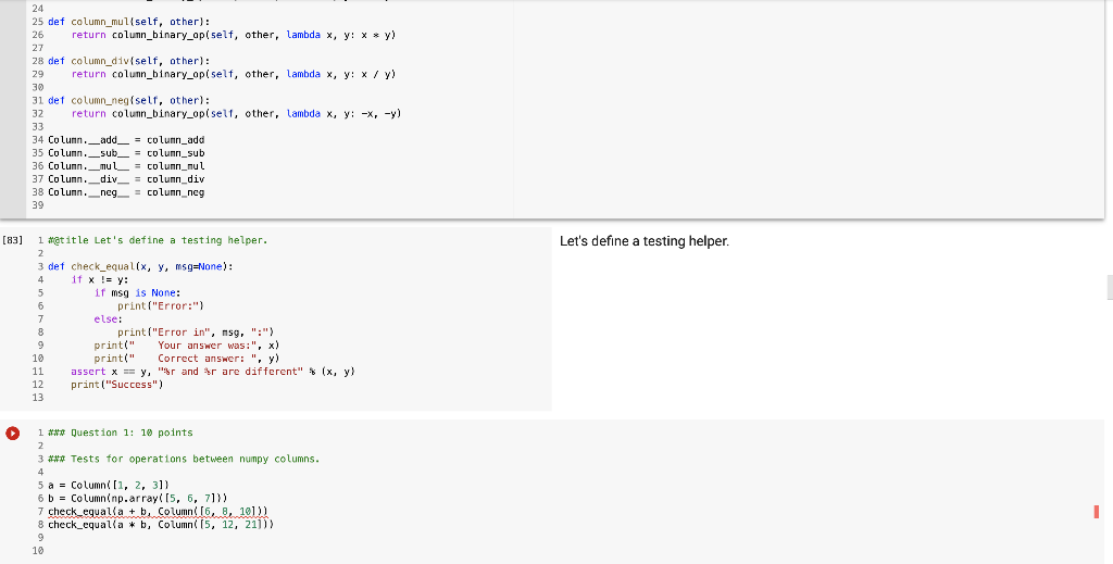 Column Representation Let us thus focus first on how | Chegg.com