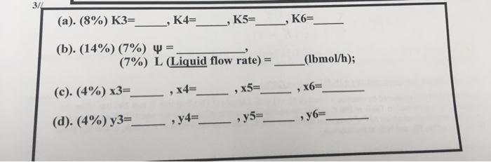 y.-Rachford-Rice Method for Flash calculation (30%) | Chegg.com