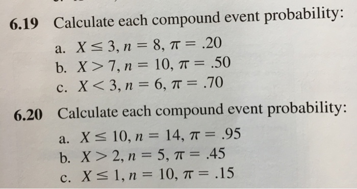 Solved Calculate each compound event probability: a. X | Chegg.com