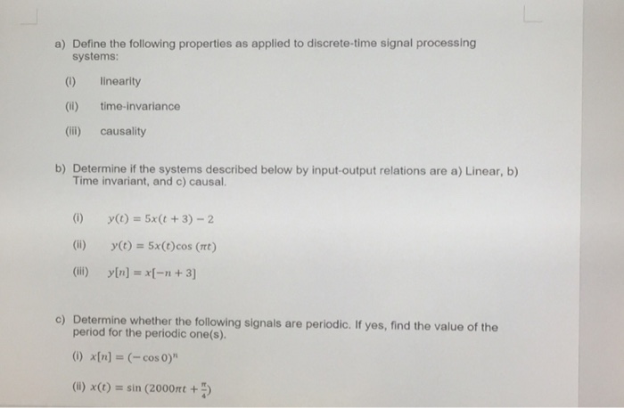 Solved Define the following properties as applied to | Chegg.com