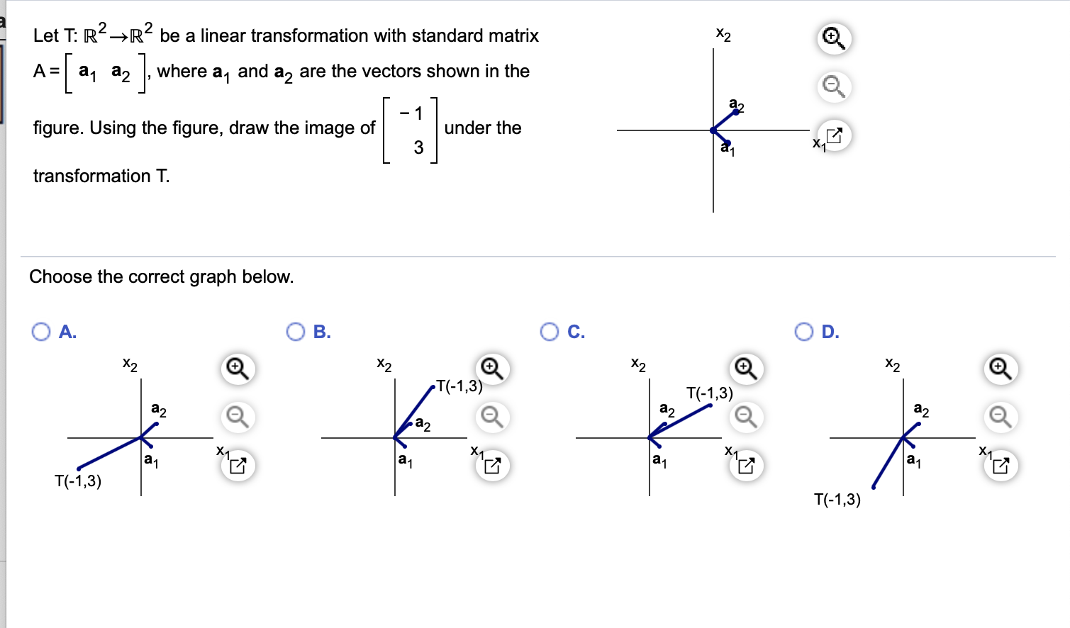 Solved Let T R2 R2 Be A Linear Transformation With Standard