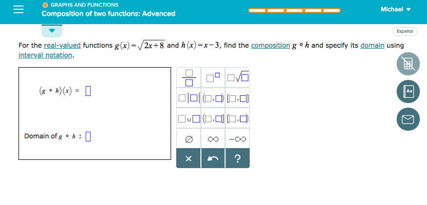 Solved O GRAPHS AND FUNCTIONS Composition of two functions: | Chegg.com