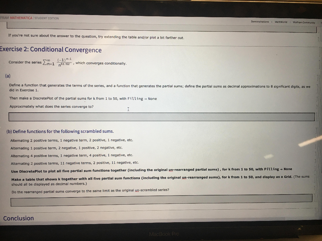 OLFRAM MATHEMATICA STUDENT EDITION Demonstrations | Chegg.com