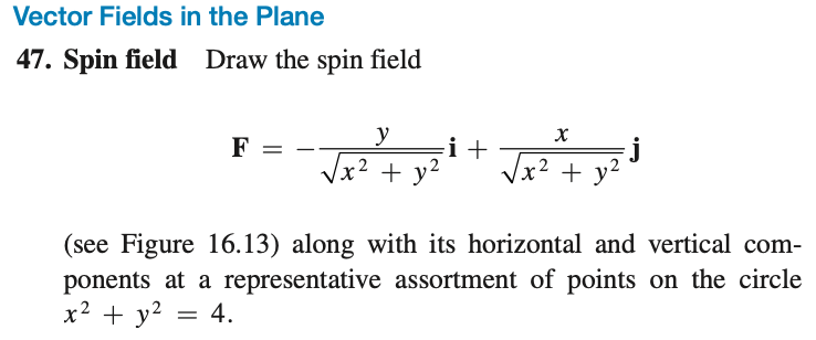 Spin field Draw the spin | Chegg.com