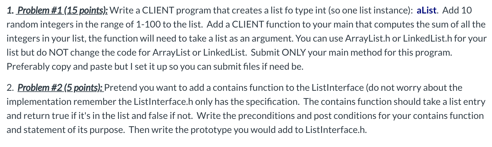 Solved -----LinkedList.h------- #ifndef LINKED_LIST_ #define | Chegg.com