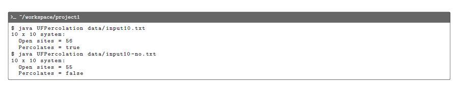 Solved Problem 2. (Union Find Percolation) Develop a data | Chegg.com