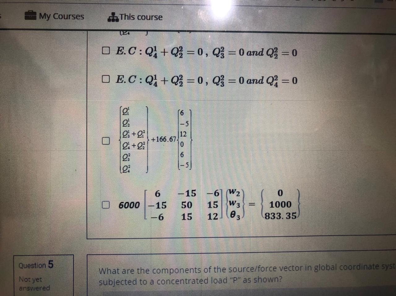 Solved Use the minimum number of Euler Bernoulli beam finite | Chegg.com