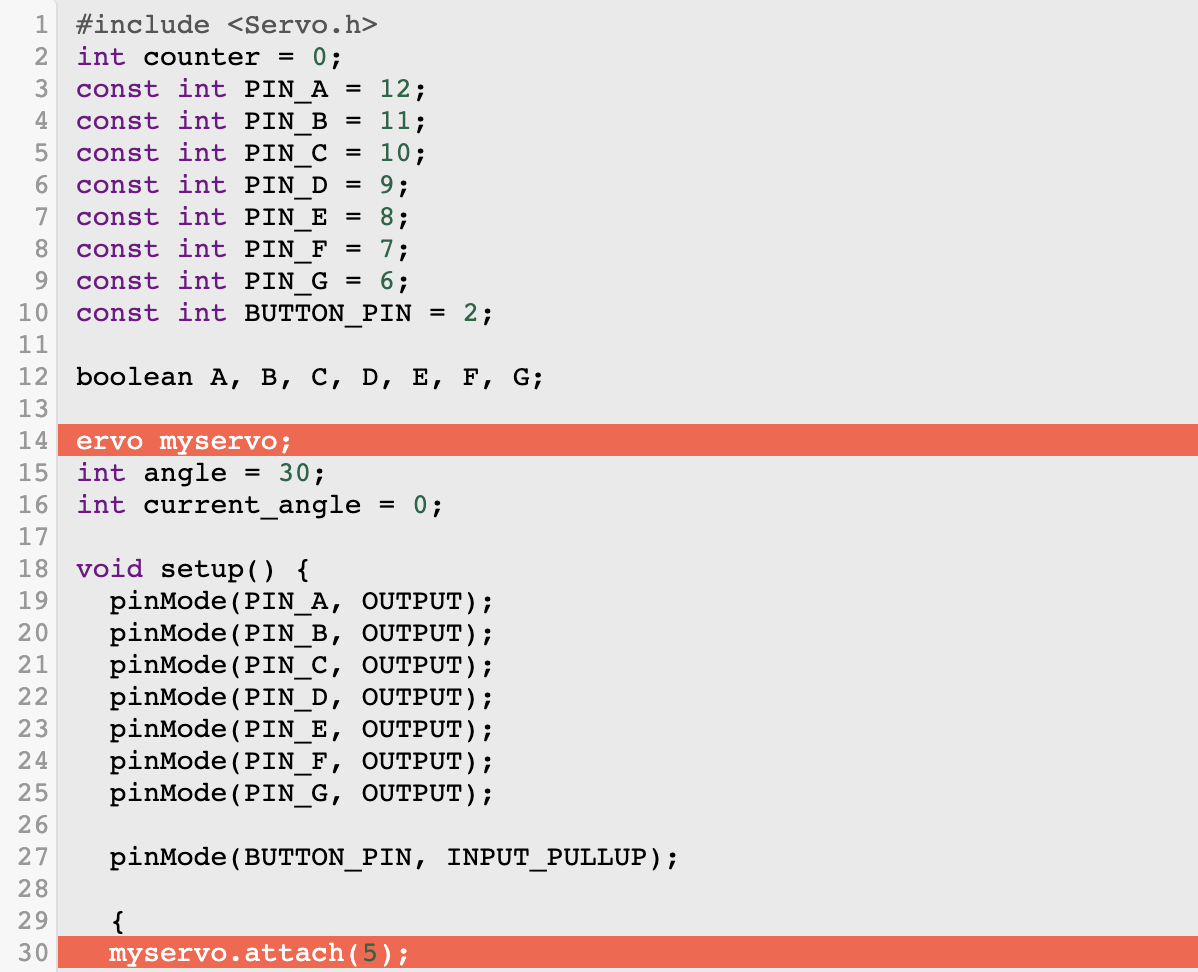 Solved digitalWrite(PIN_A, A); digitalWrite(PIN_B, B); | Chegg.com