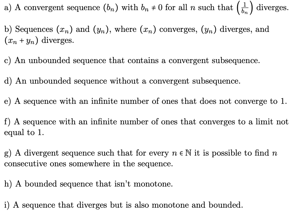 Solved Give an example or state why it is not possible for | Chegg.com