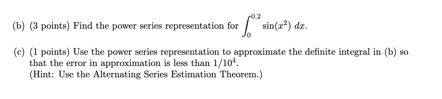 Solved 5. Using the Maclaurin series for sinx (see table on | Chegg.com
