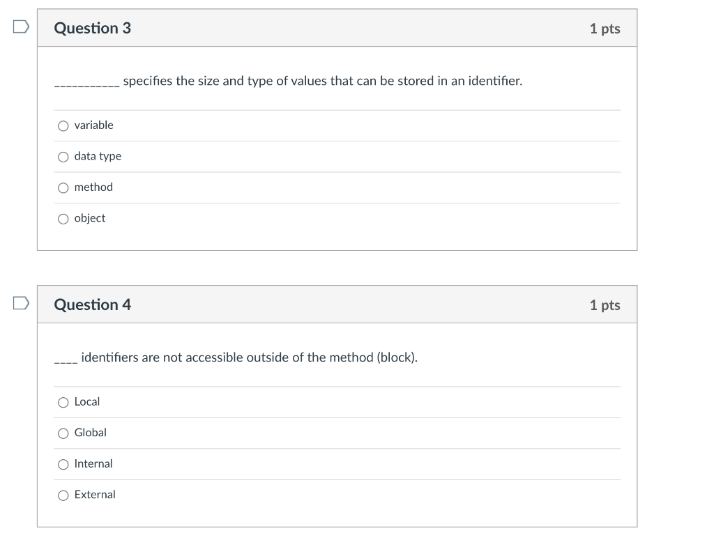 Solved When a Java program is compiled, a file is created | Chegg.com