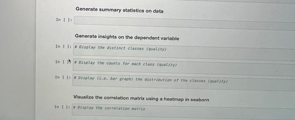 Solved Homework # 2 - Exploratory Data Analysis \& Data | Chegg.com