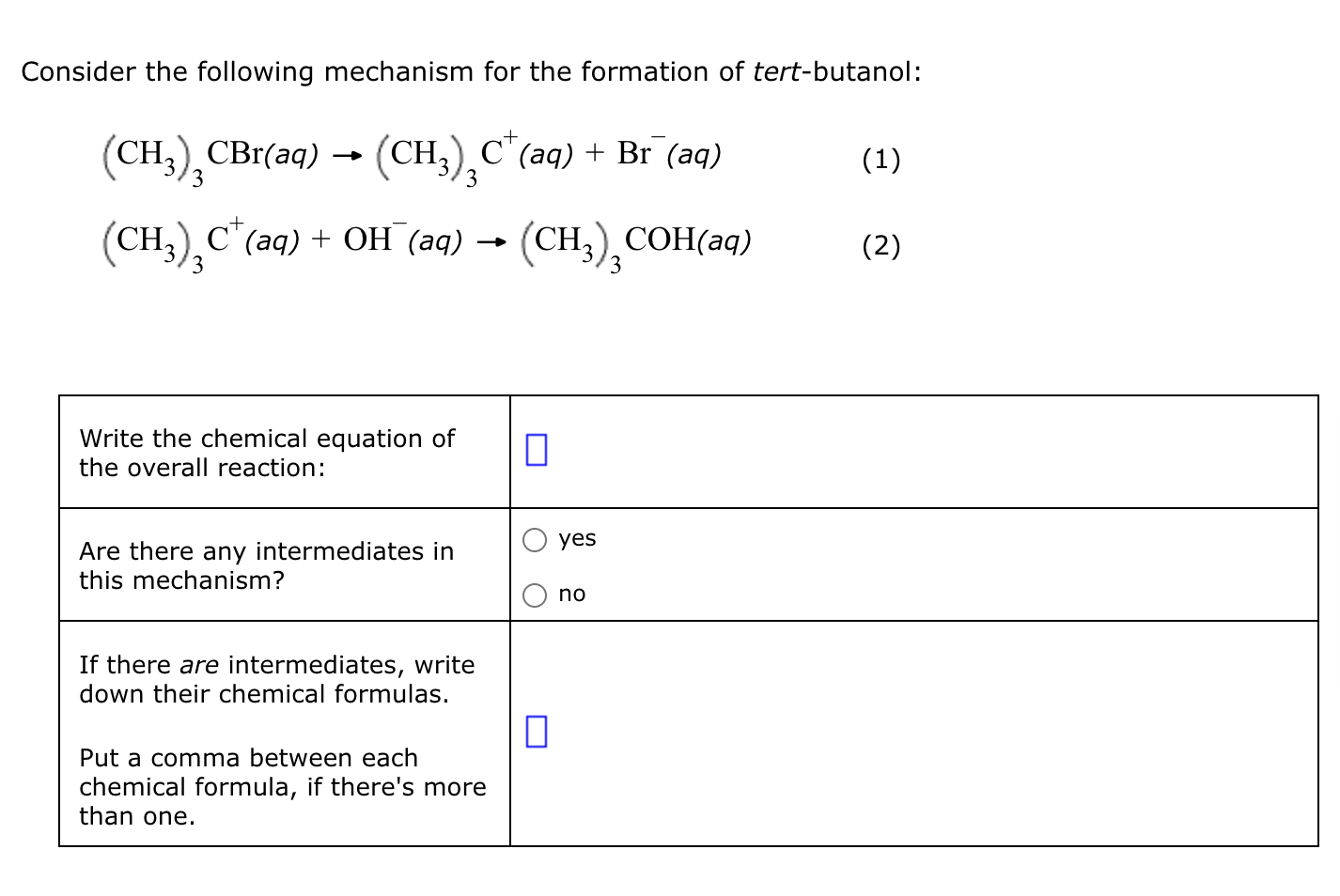 Solved Consider the following mechanism for the formation of | Chegg.com