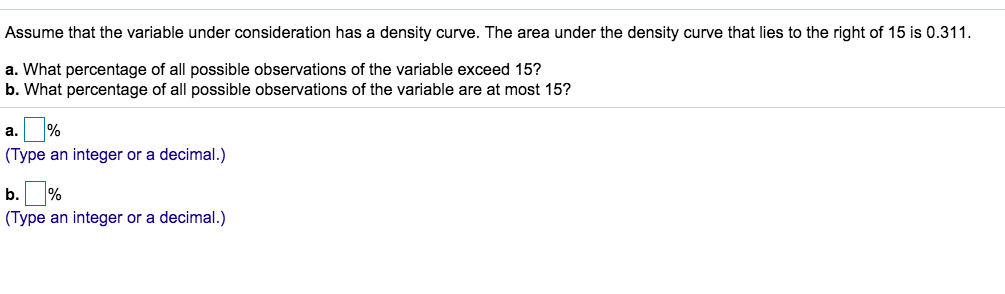 Solved Assume that the variable under consideration has a | Chegg.com