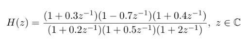 Solved Consider the z-domain transfer function; (a) Find | Chegg.com