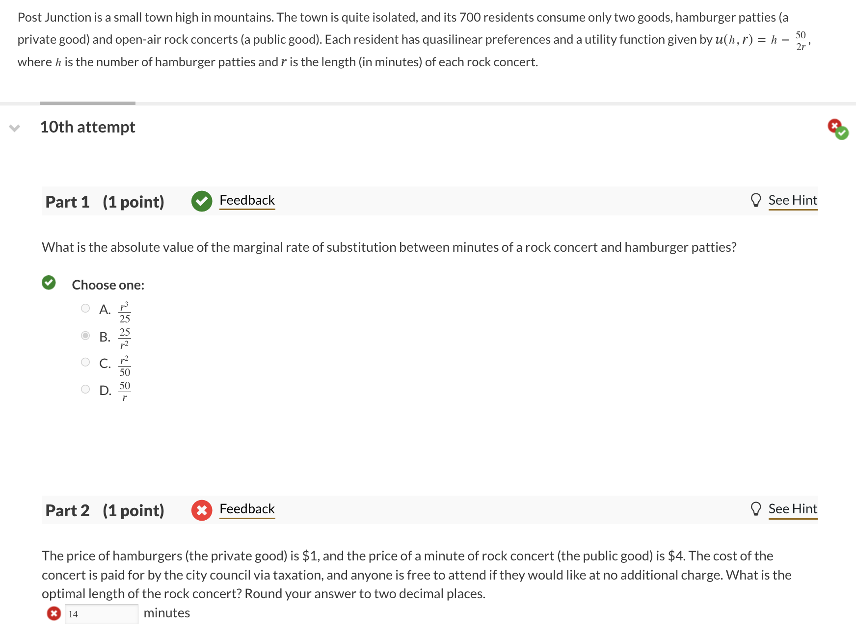 Solved Part 1 (1 ﻿point)FeedbackWhat is ﻿the absolute ﻿value | Chegg.com