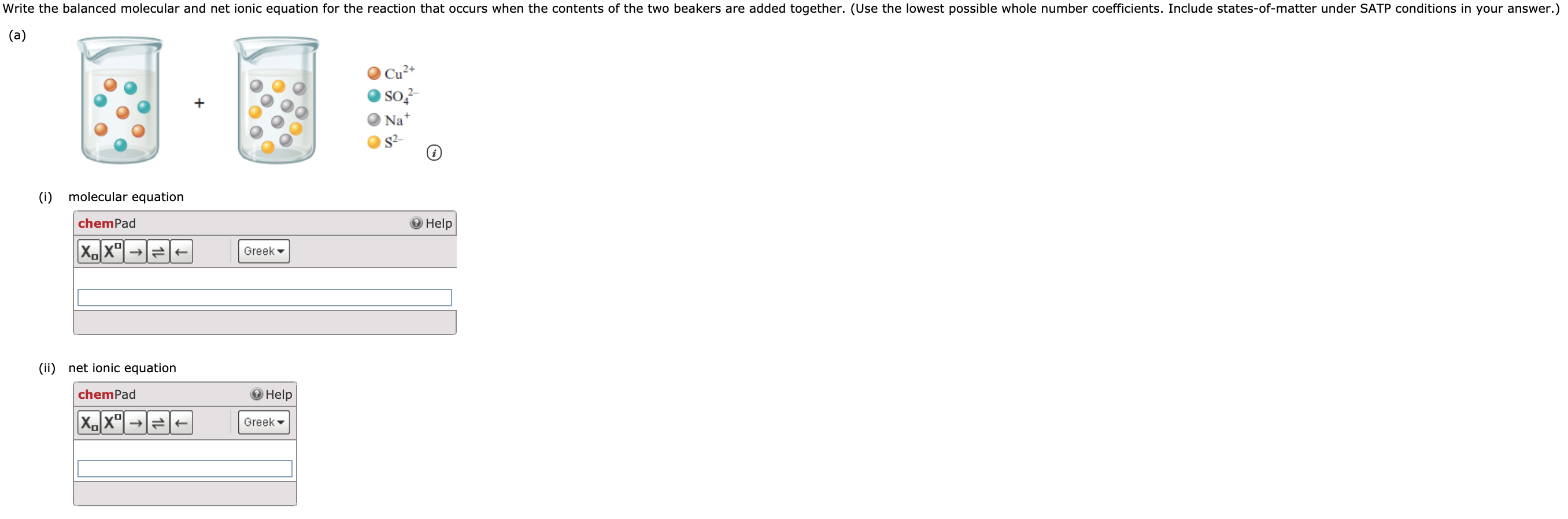 Solved Write the balanced molecular and net ionic equation | Chegg.com