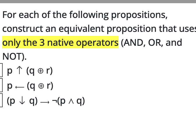 Solved For each of the following propositions, construct an | Chegg.com
