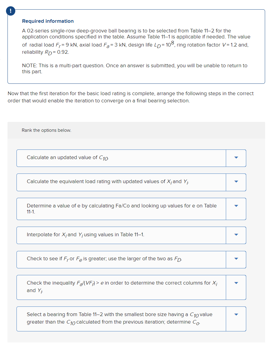 Solved Machine Design ClassPlease, use your own knowledge to | Chegg.com