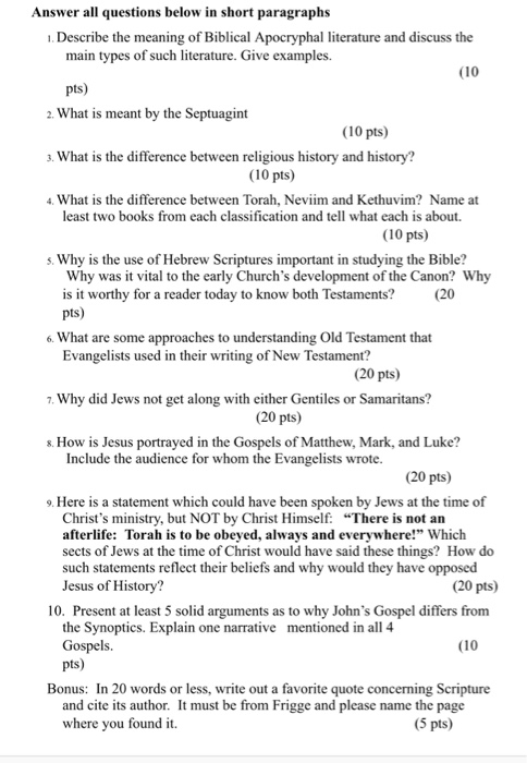 Solved Answer all questions below in short paragraphs . | Chegg.com