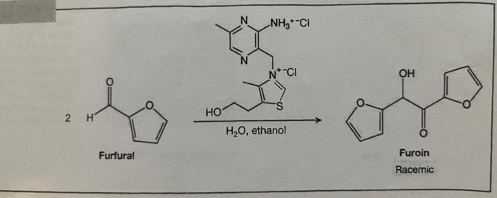 2 Furfural Furoin Racemic | Chegg.com