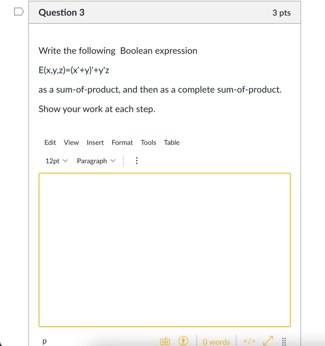 Solved Write the following Boolean expression | Chegg.com
