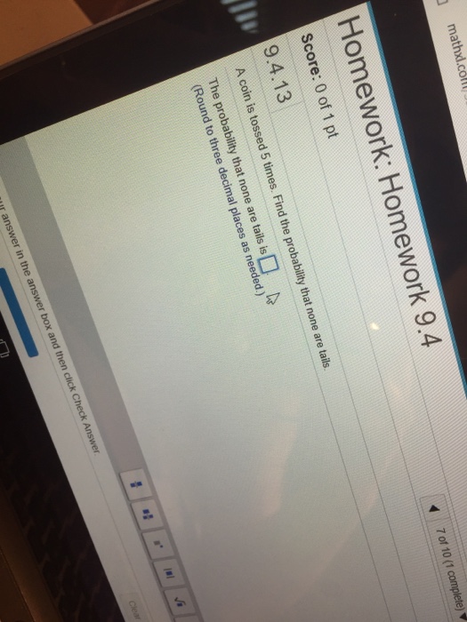 mathxl.cofll Homework: Homework 9.4 Score: 0 of 1 pt | Chegg.com