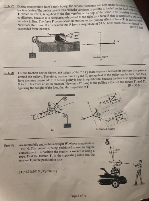 Solved Sample Class Problems-Force and Acceleration Prob#l: | Chegg.com