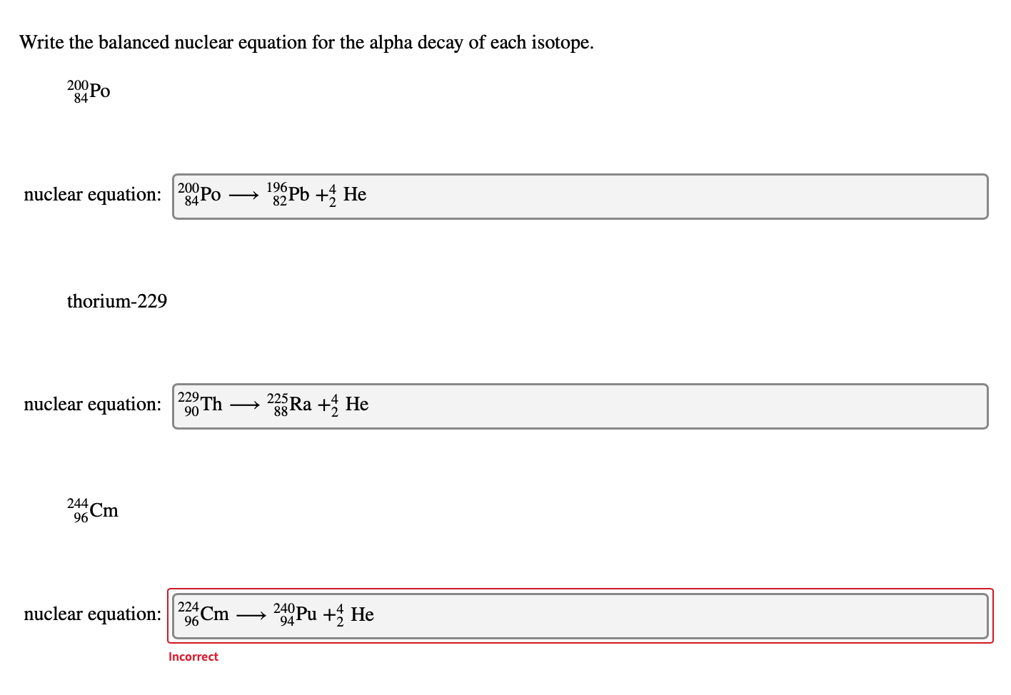 Solved Write a balanced nuclear equation for each of the | Chegg.com