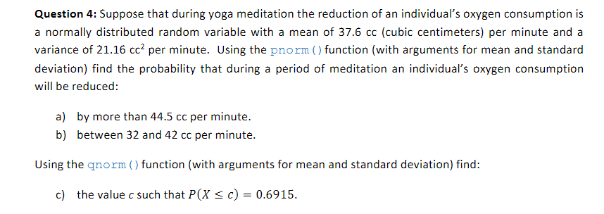 Solved Please use RStudio to calculate this and post the | Chegg.com