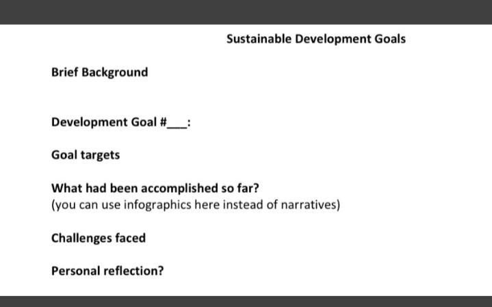 Solved Instructions: Select one sustainable development | Chegg.com