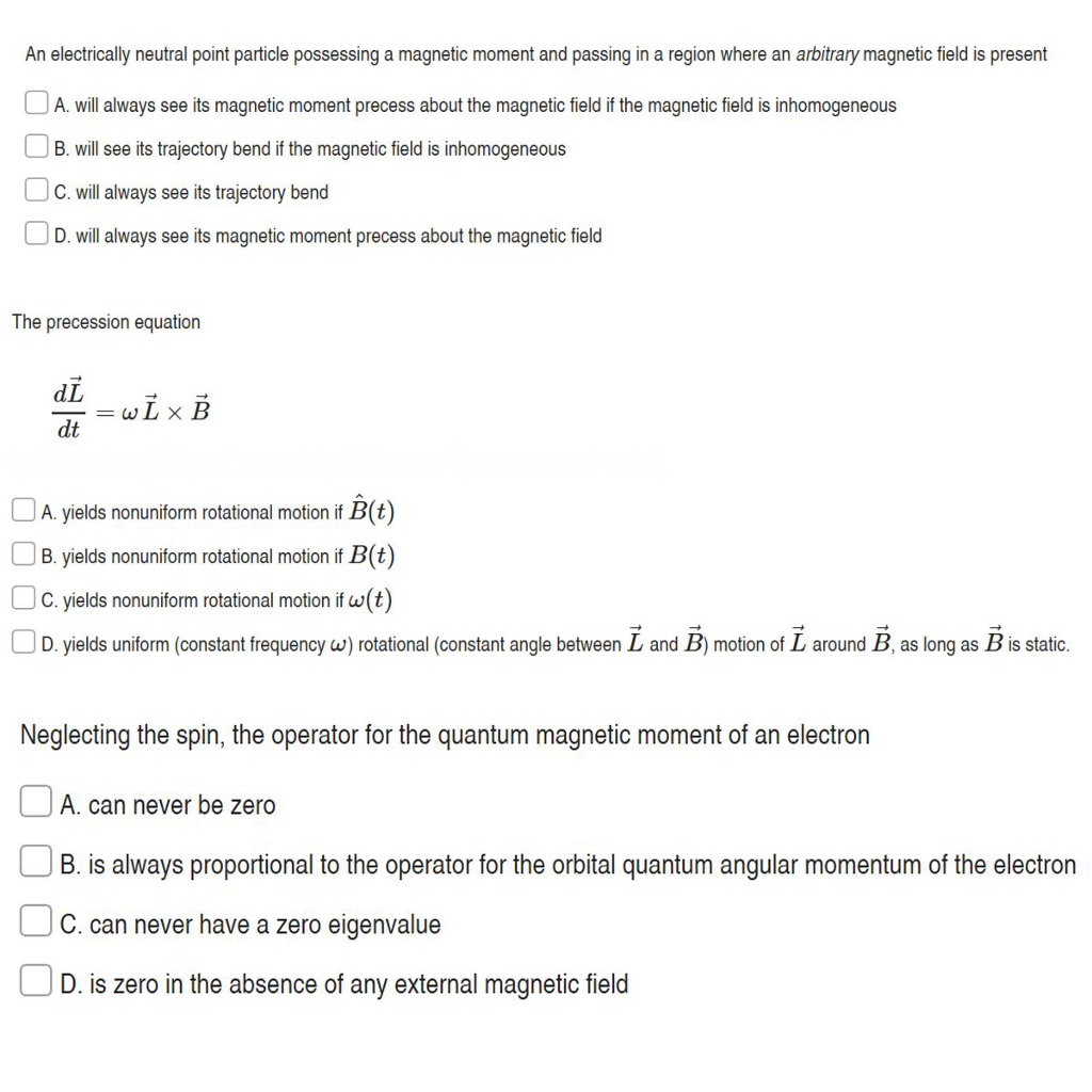 Solved An electrically neutral point particle possessing a | Chegg.com