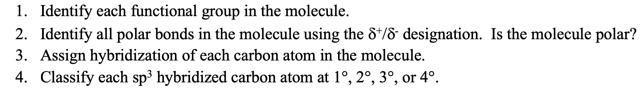 Solved NH2 CH2OH I "I|IIICI CH2COOH #3 1. Identify each | Chegg.com